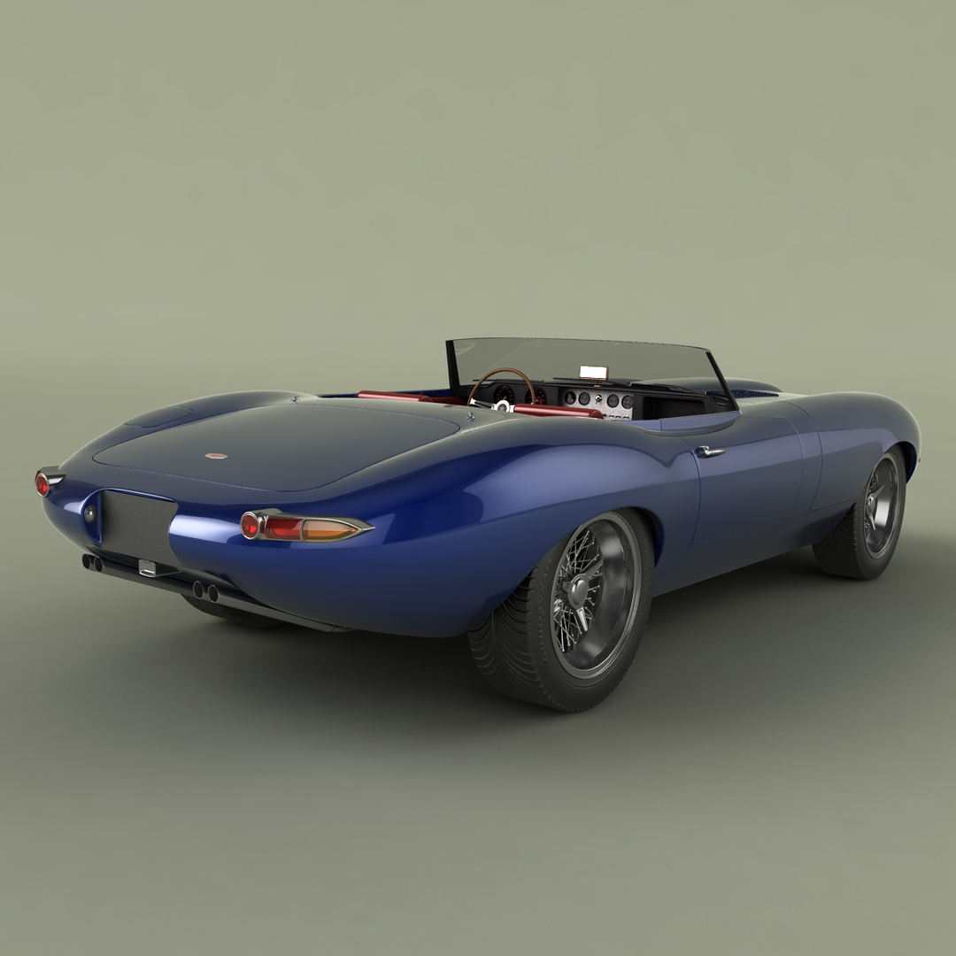 e-type eagle speedster 3d model