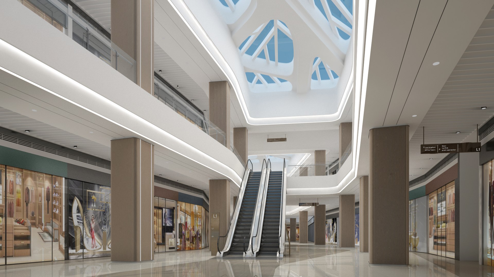 3D Shopping Mall Collection 08 - TurboSquid 2191298