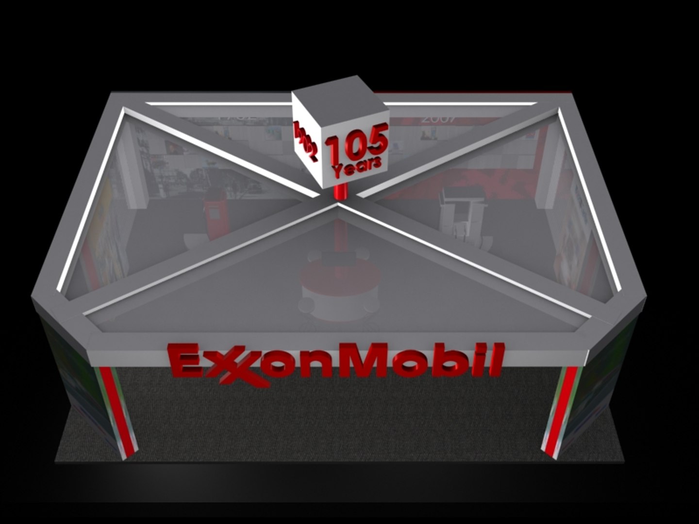 3d Exxonmobil Exibition Model
