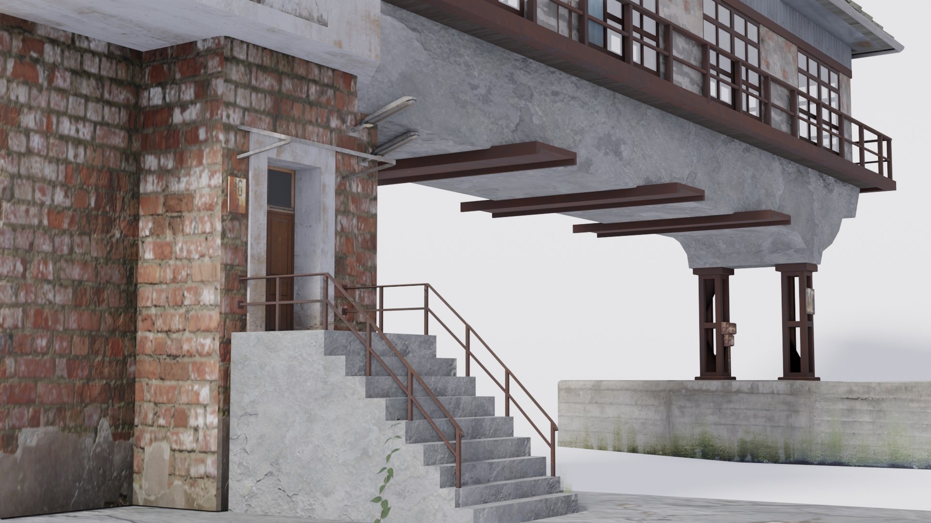 3D Gantry Signal Tower - TurboSquid 2059901