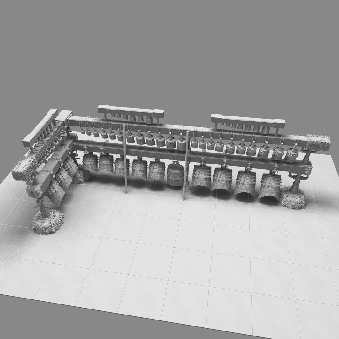 3D chimes model - TurboSquid 1434928