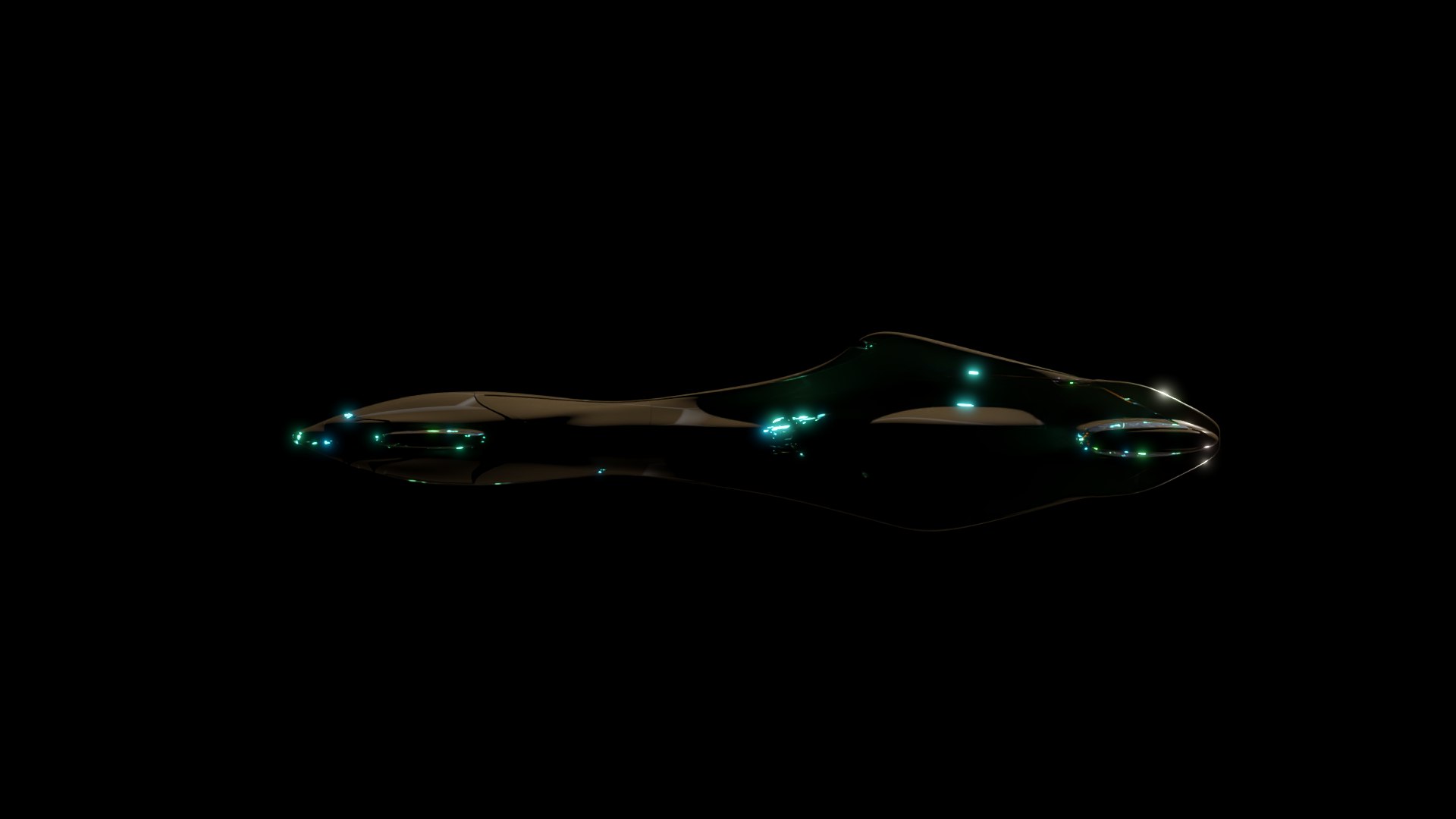 Corvette Spaceship 3D Model - TurboSquid 2235729