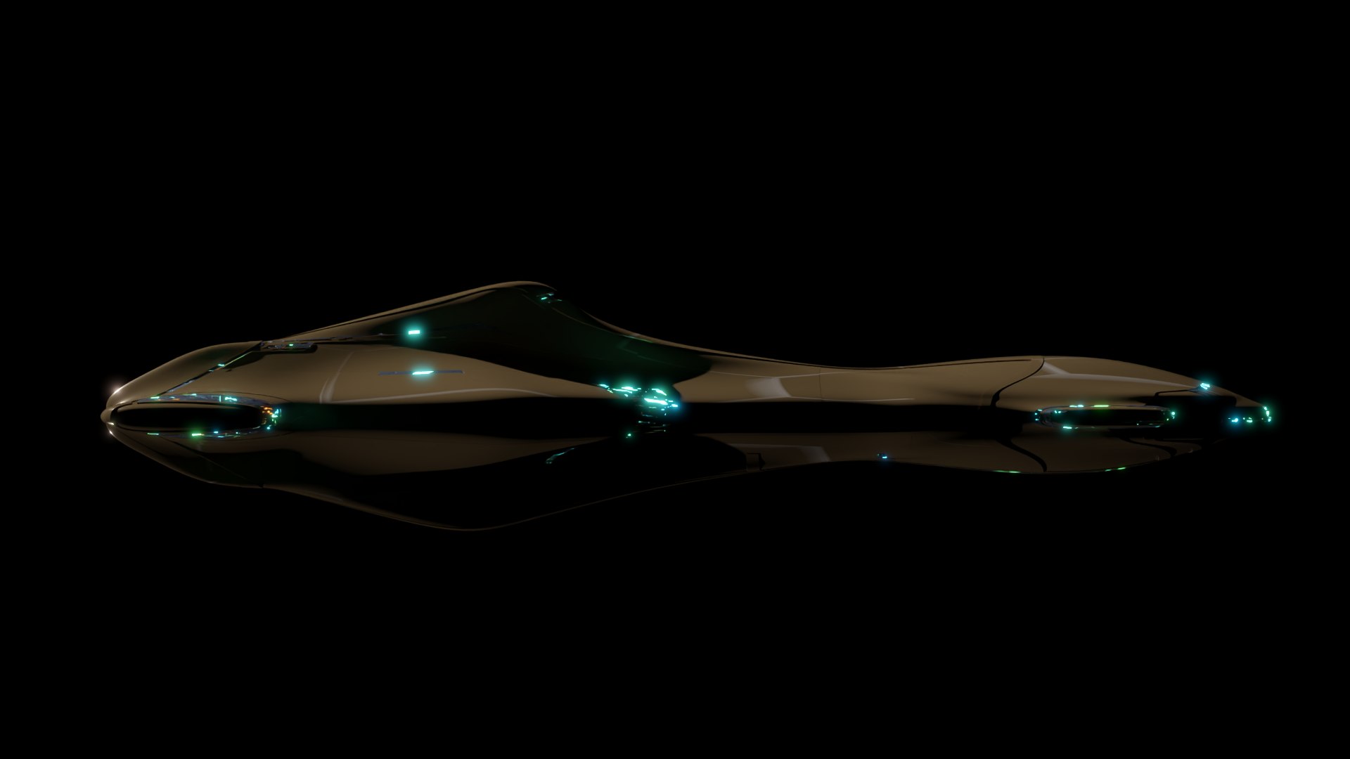 Corvette Spaceship 3D Model - TurboSquid 2235729
