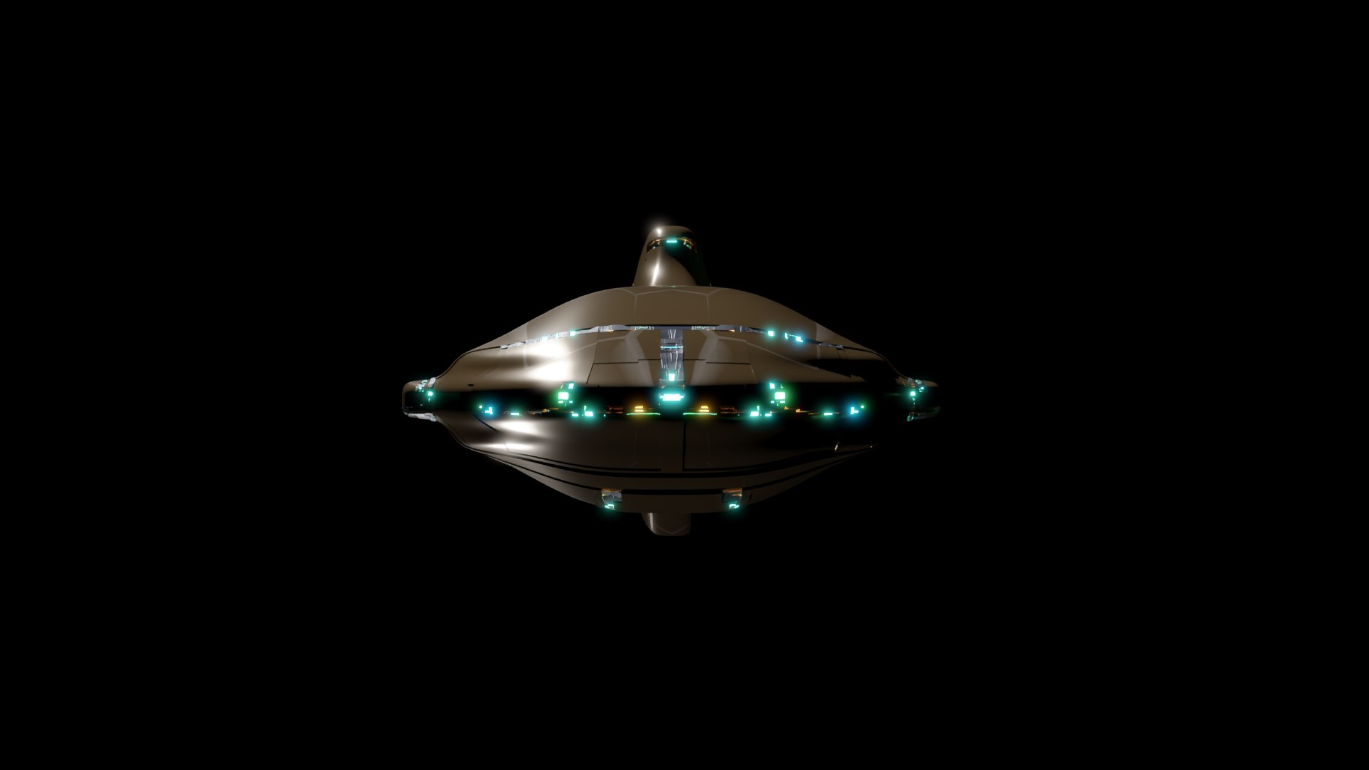Corvette Spaceship 3D Model - TurboSquid 2235729