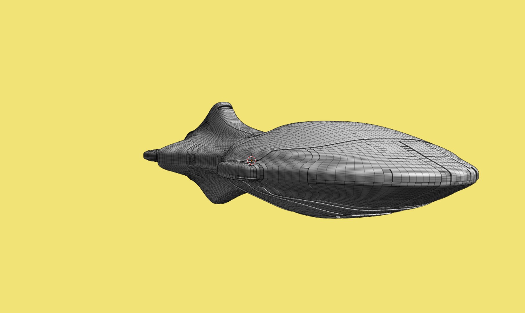 Corvette Spaceship 3D Model - TurboSquid 2235729