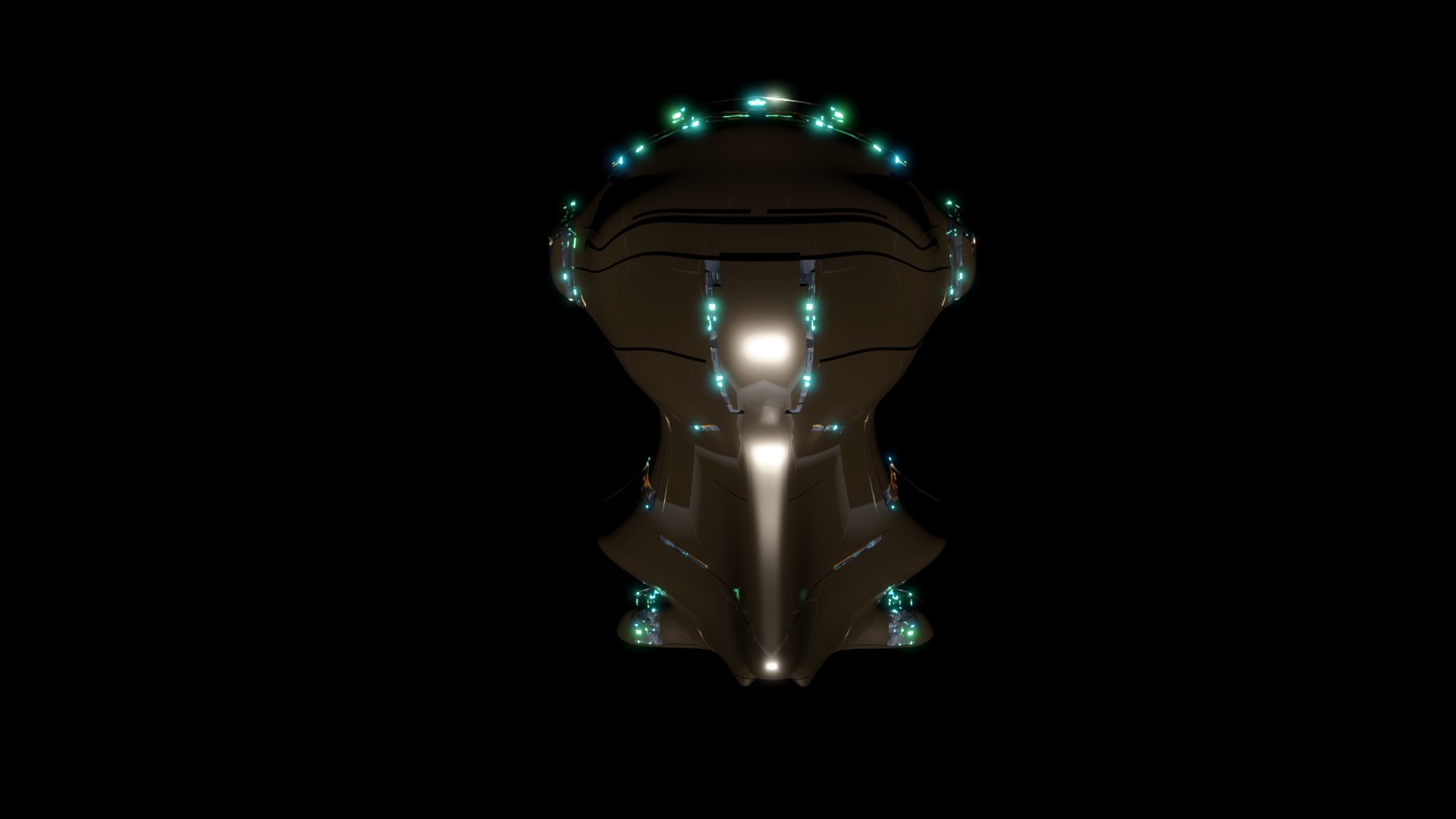 Corvette Spaceship 3D Model - TurboSquid 2235729