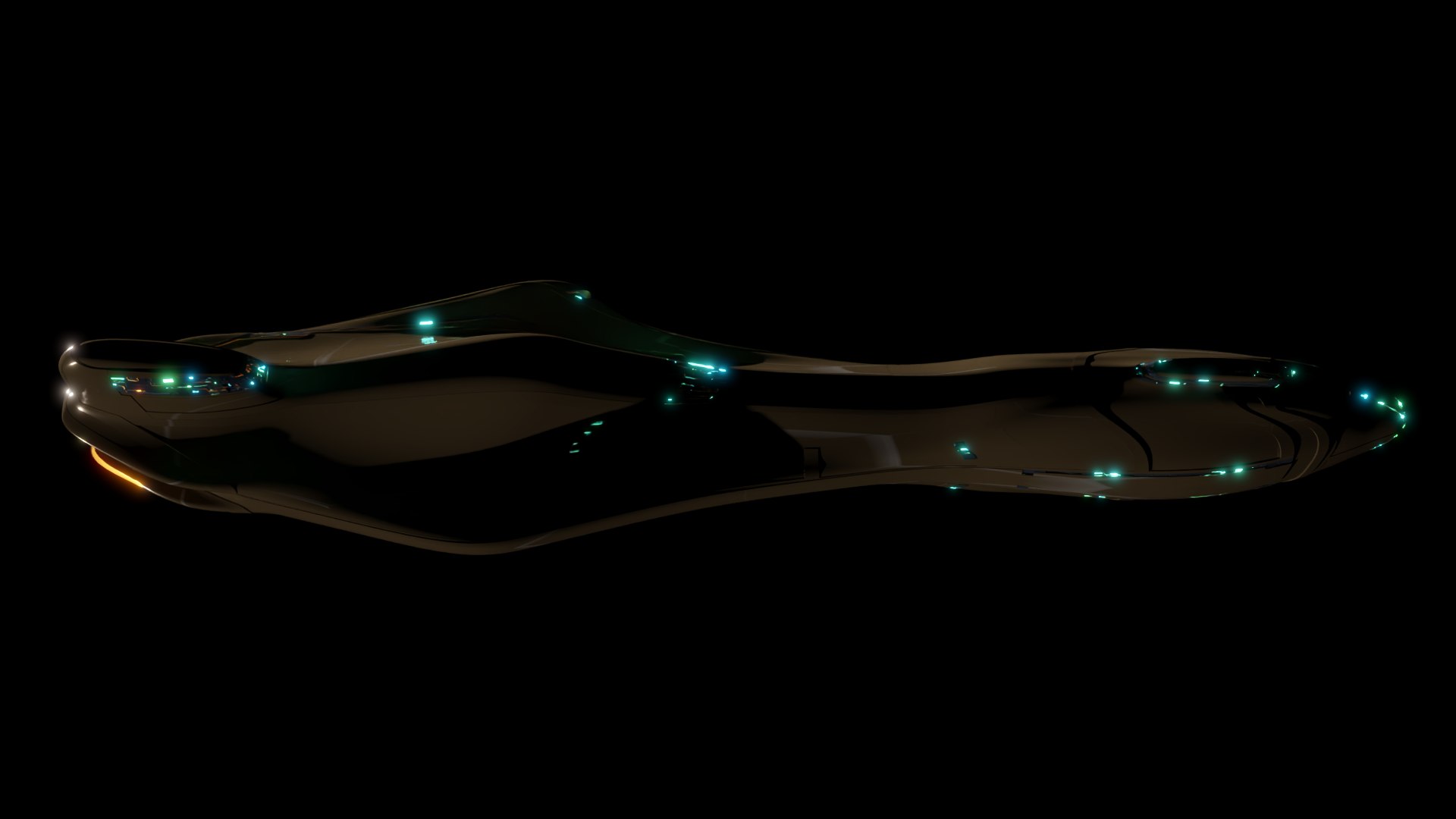 Corvette Spaceship 3D Model - TurboSquid 2235729