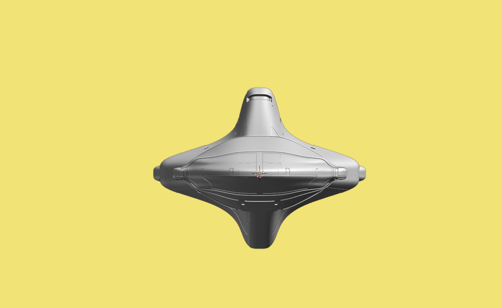 Corvette Spaceship 3D Model - TurboSquid 2235729