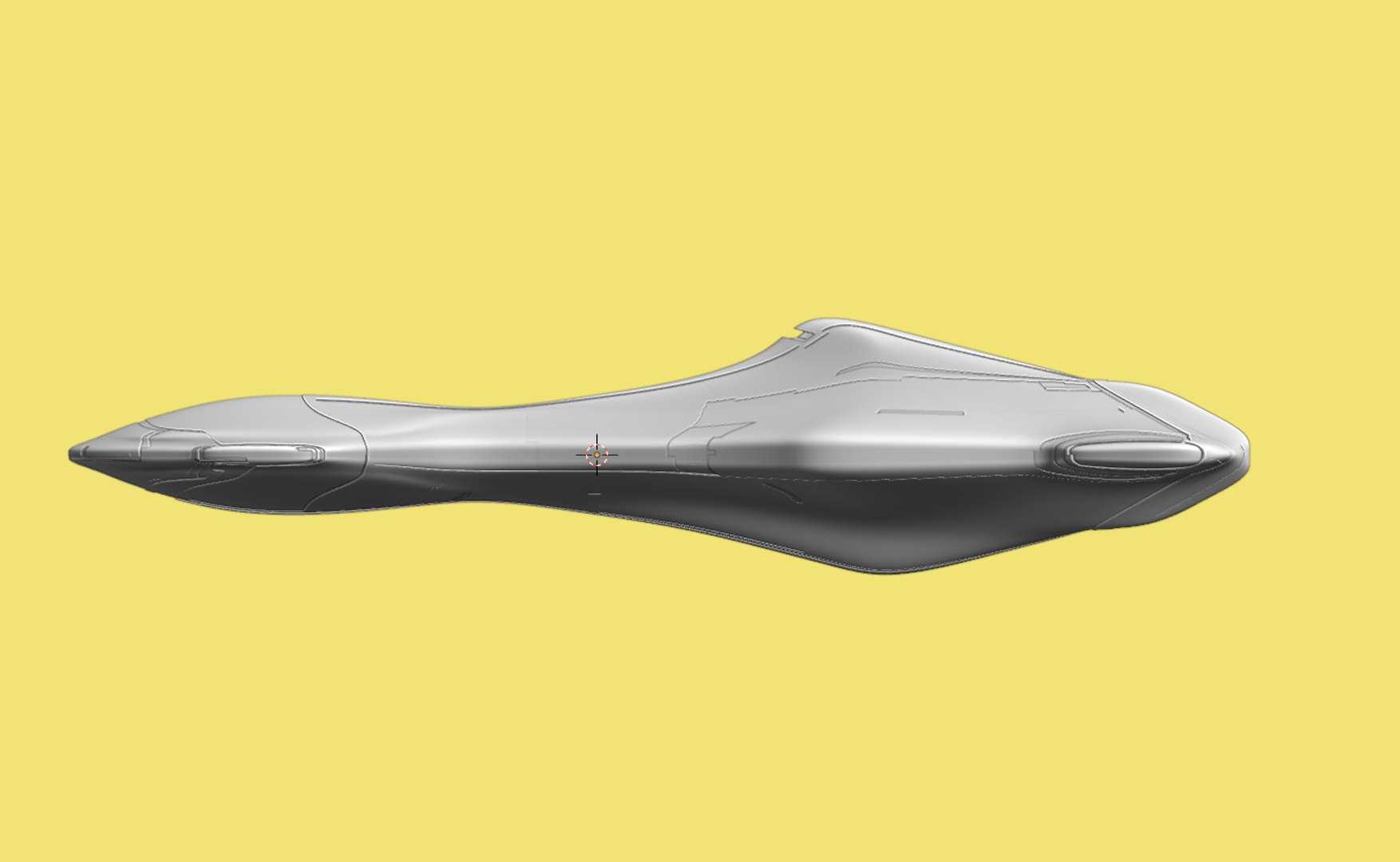 Corvette Spaceship 3D Model - TurboSquid 2235729