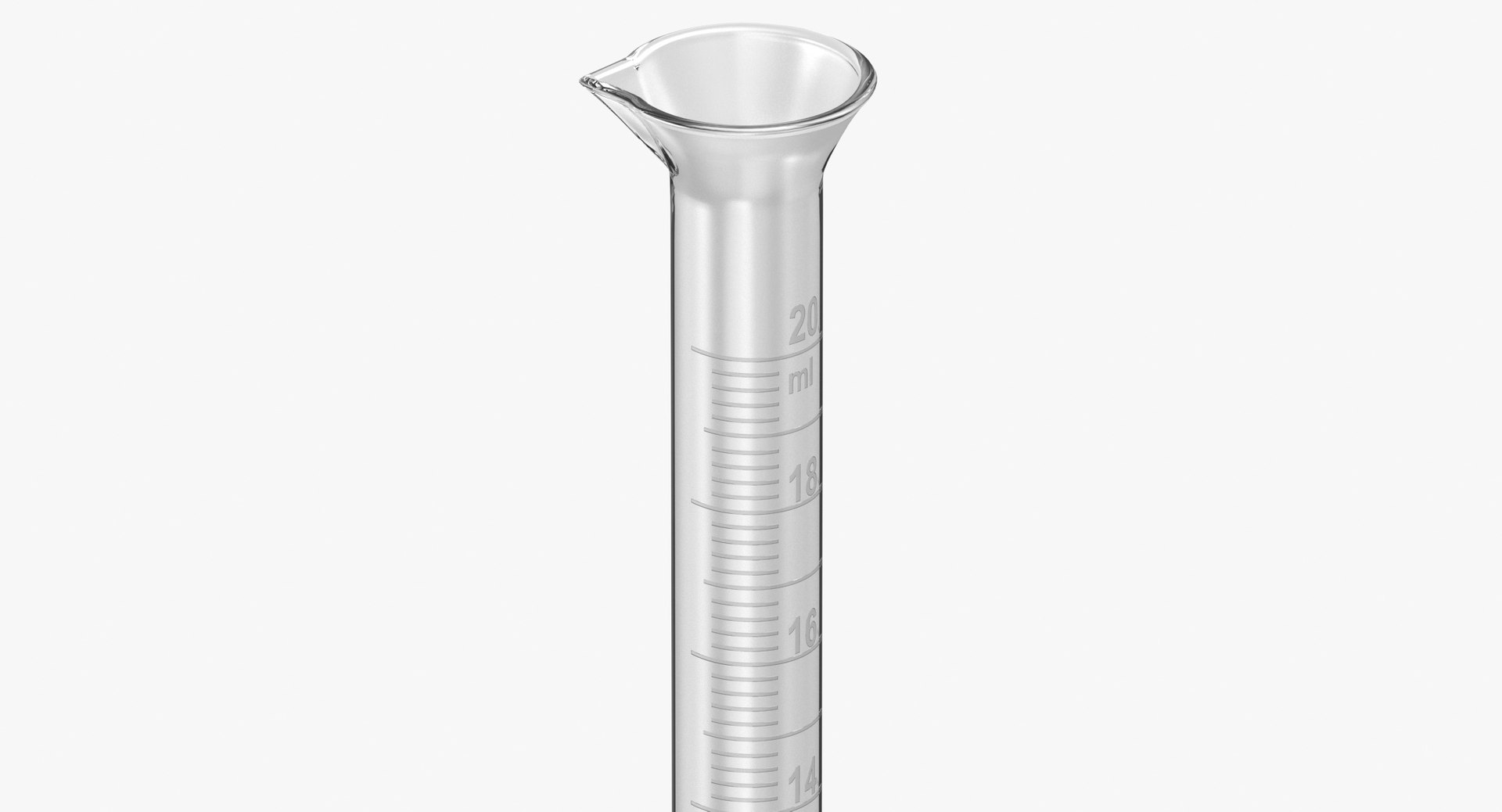 3D Graduated Cylinder 20ml - TurboSquid 1975545