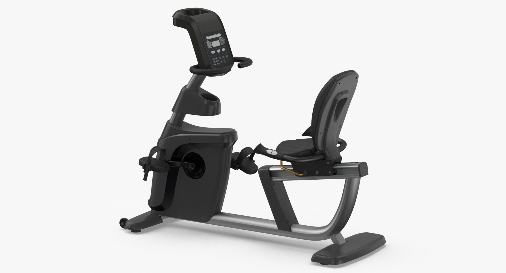 3D Cardio Machine Recumbent Bike - TurboSquid 2017644