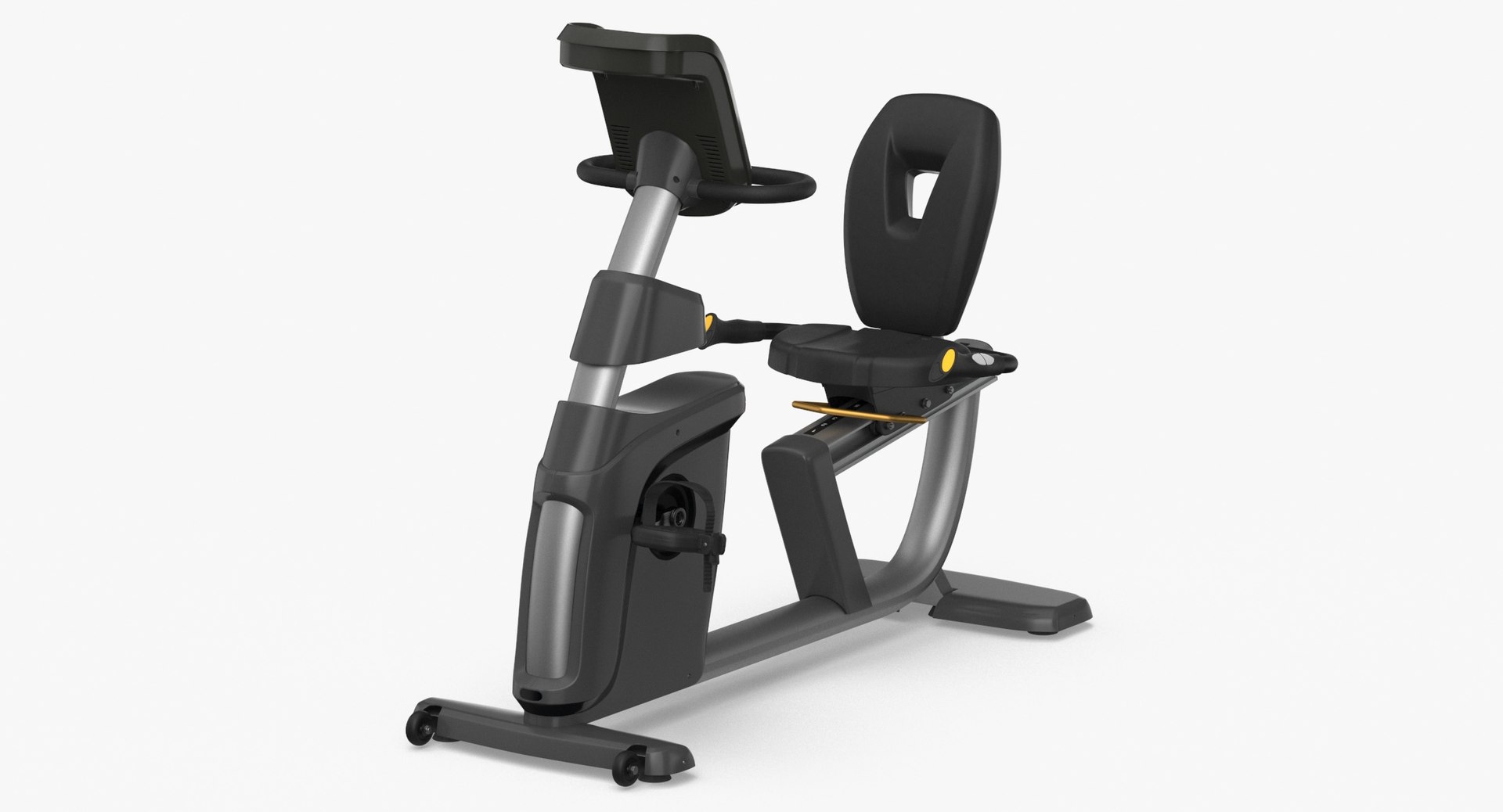 3D Cardio Machine Recumbent Bike - TurboSquid 2017644