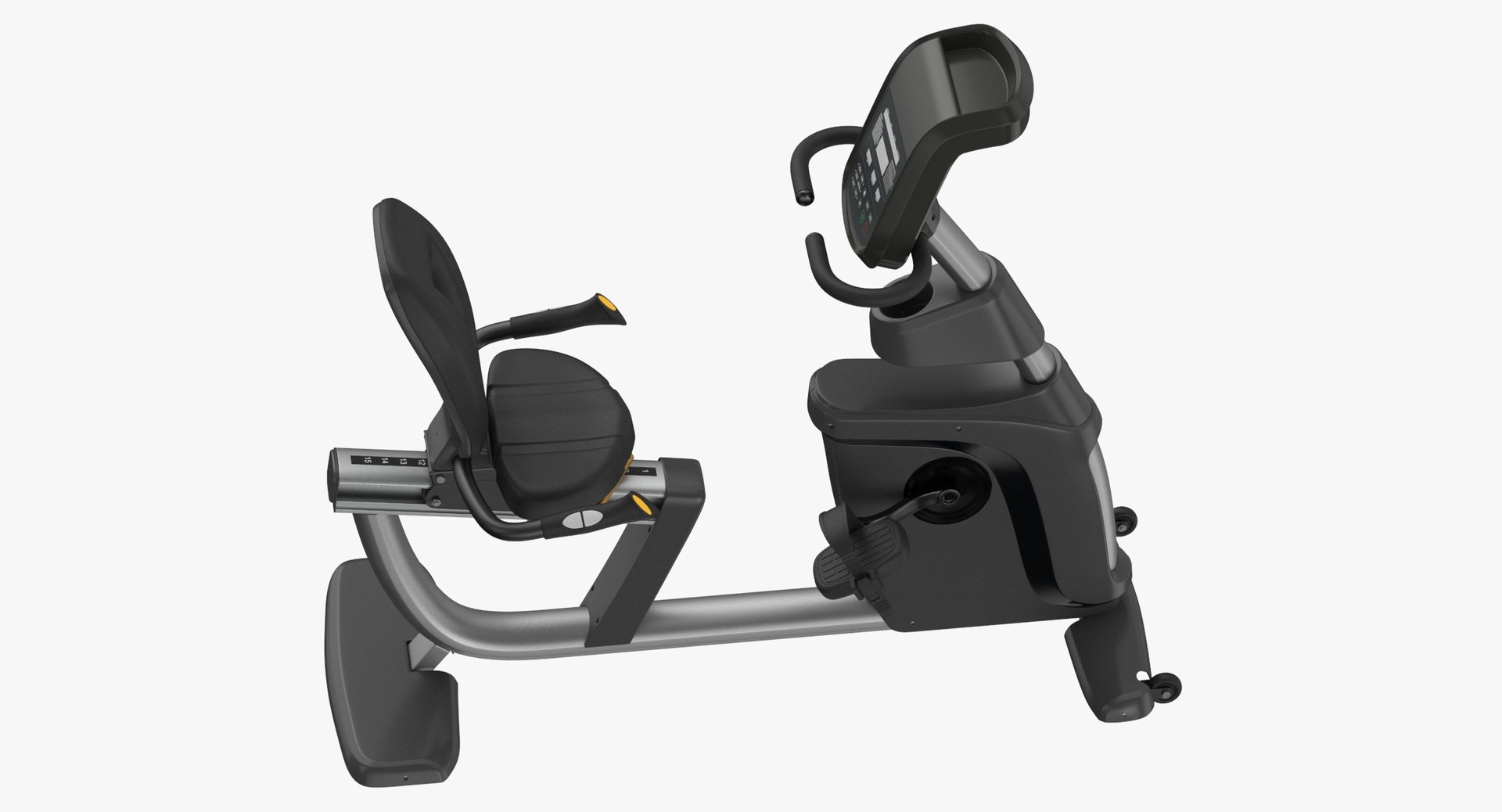 3D Cardio Machine Recumbent Bike - TurboSquid 2017644