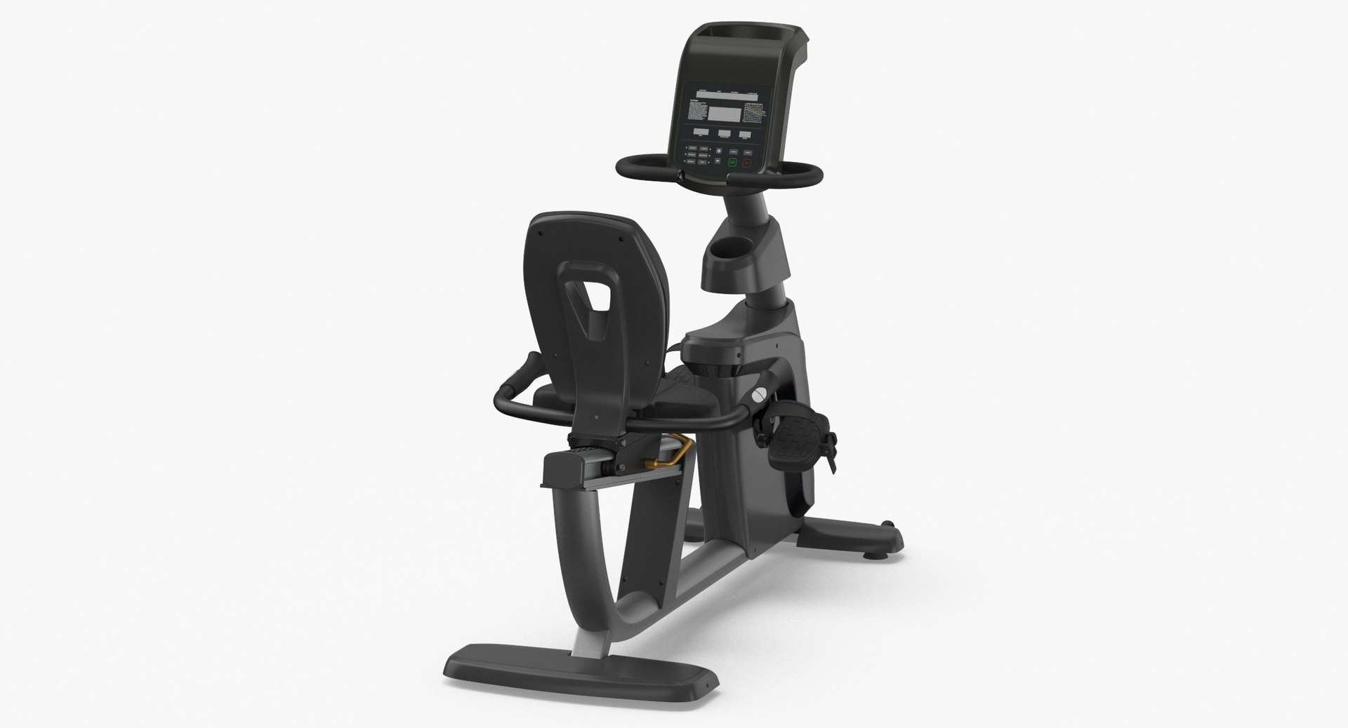 3D Cardio Machine Recumbent Bike - TurboSquid 2017644