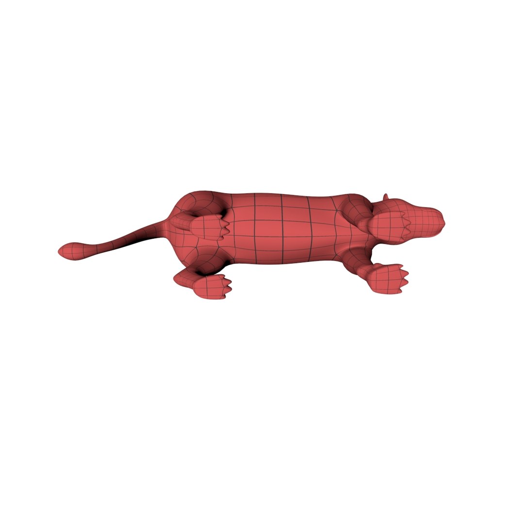 c4d base mesh lioness