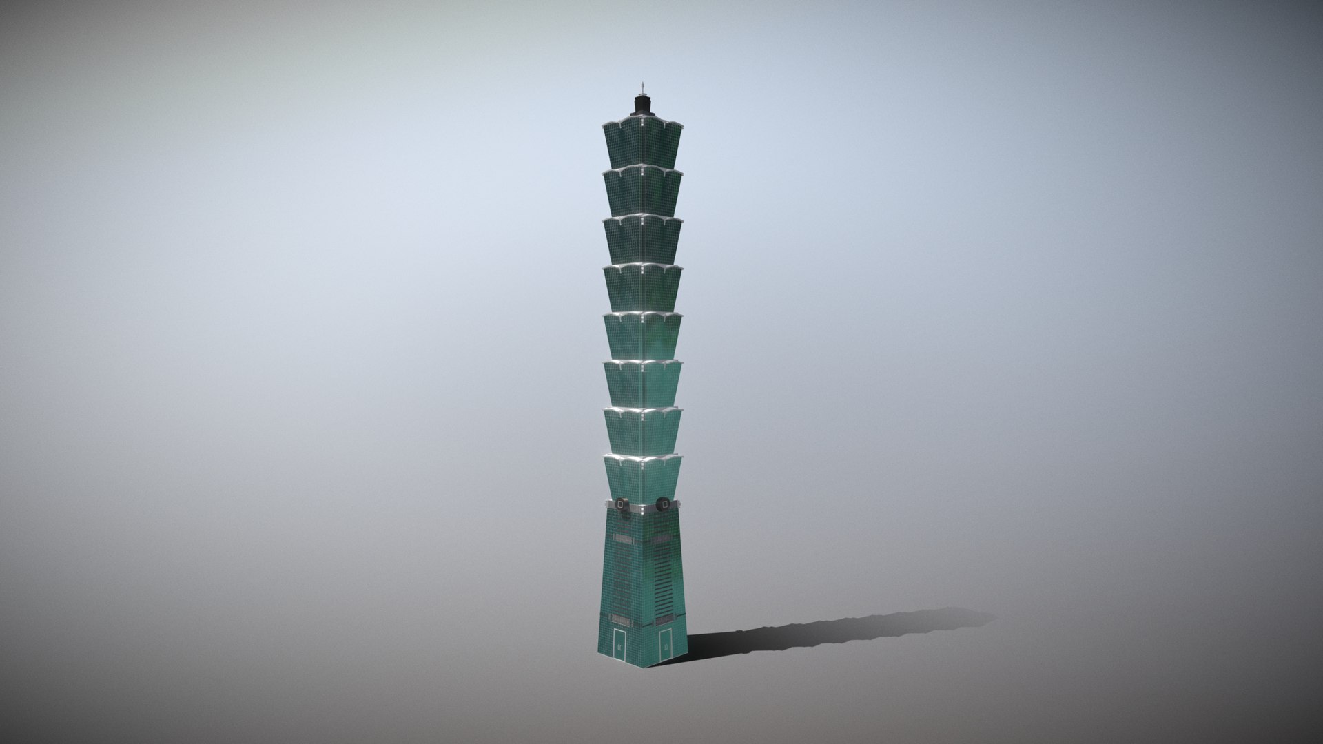 modelo 3d Taipei 101 - TurboSquid 2196321
