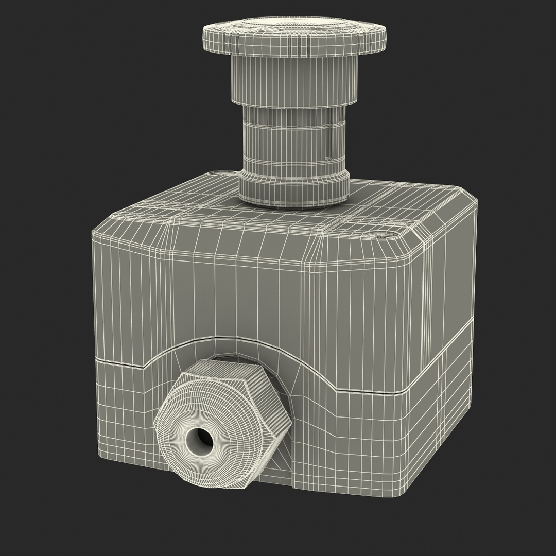 3d Industrial Push Button Switch