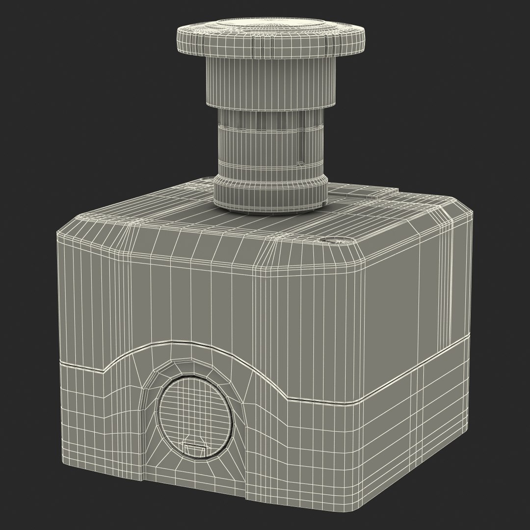 3d Industrial Push Button Switch