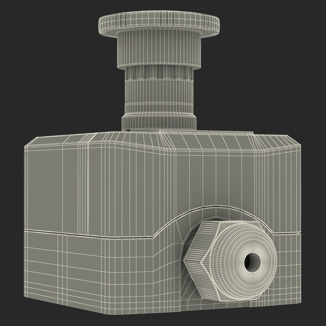 3d Industrial Push Button Switch