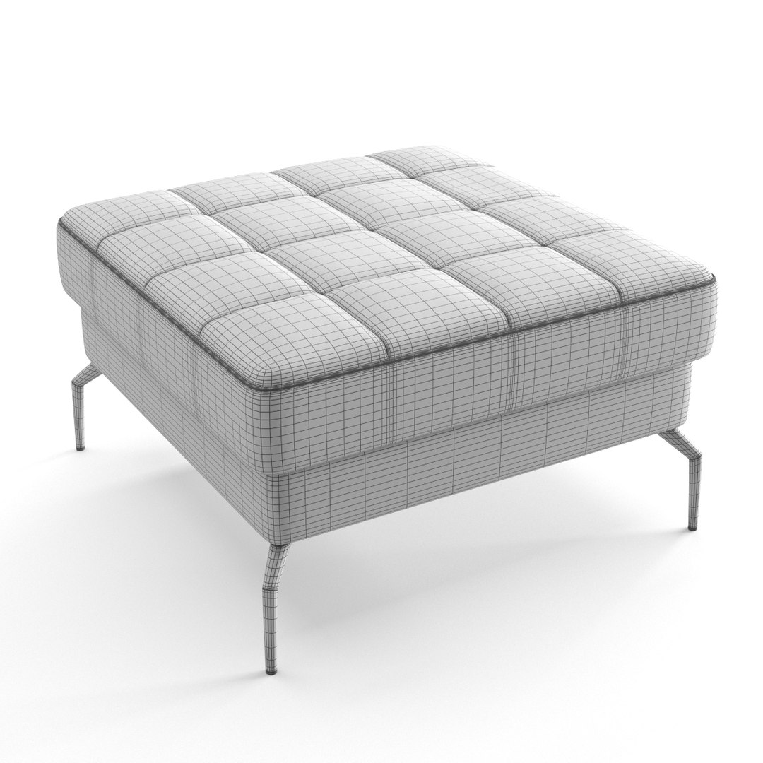 Boconcept Osaka Pouf 3D Model - TurboSquid 1497489