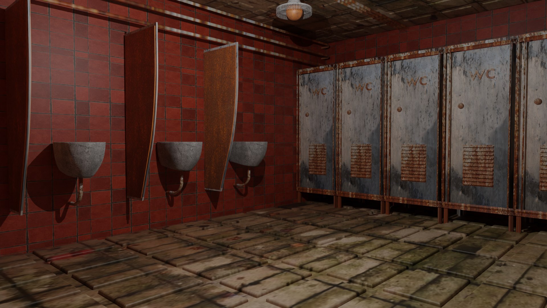 Creepy Restroom Wc 3D - TurboSquid 2161365