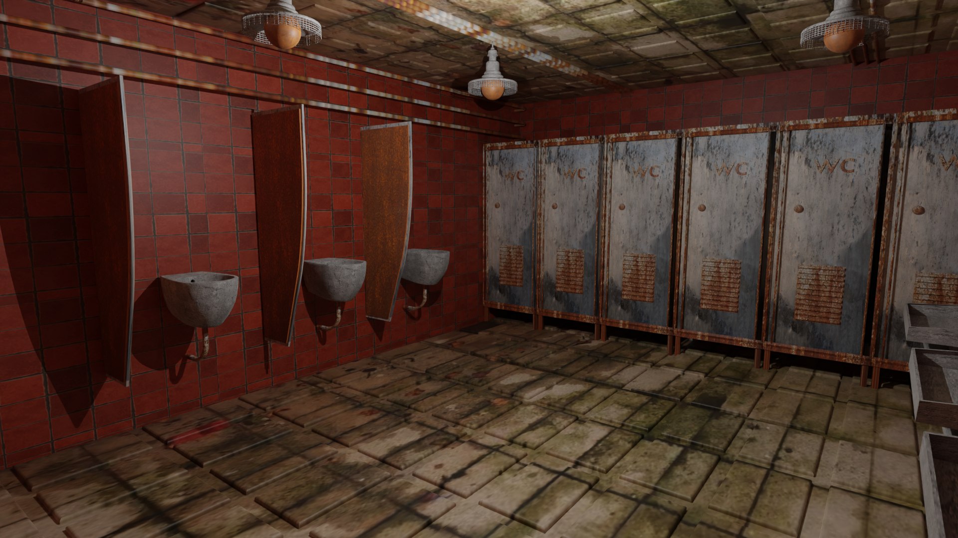 Creepy Restroom Wc 3D - TurboSquid 2161365