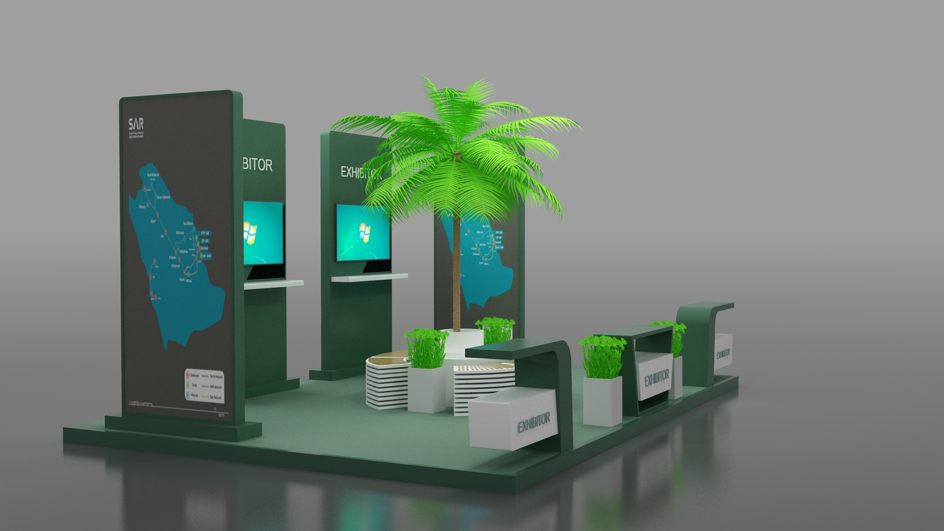 Exhibition Booth Model - TurboSquid 2227997