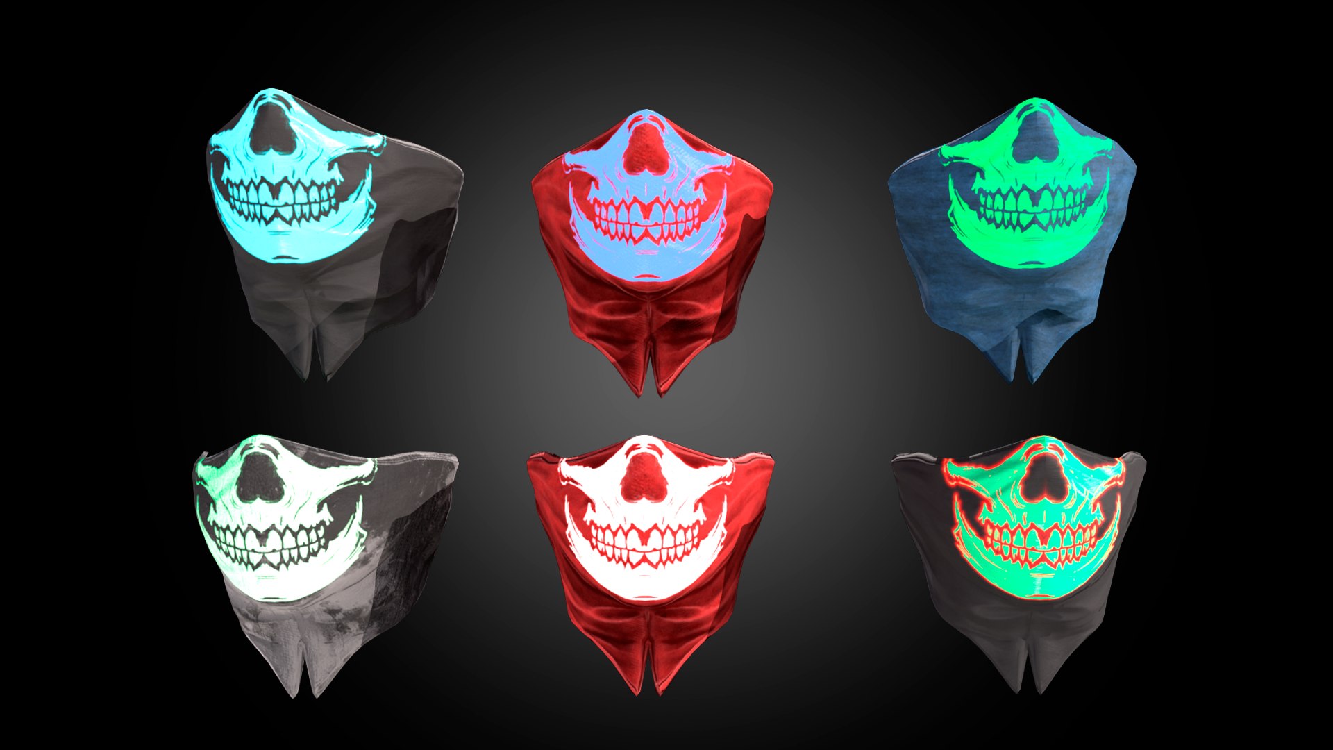 Army Masks Pack 3D Model - TurboSquid 2396544