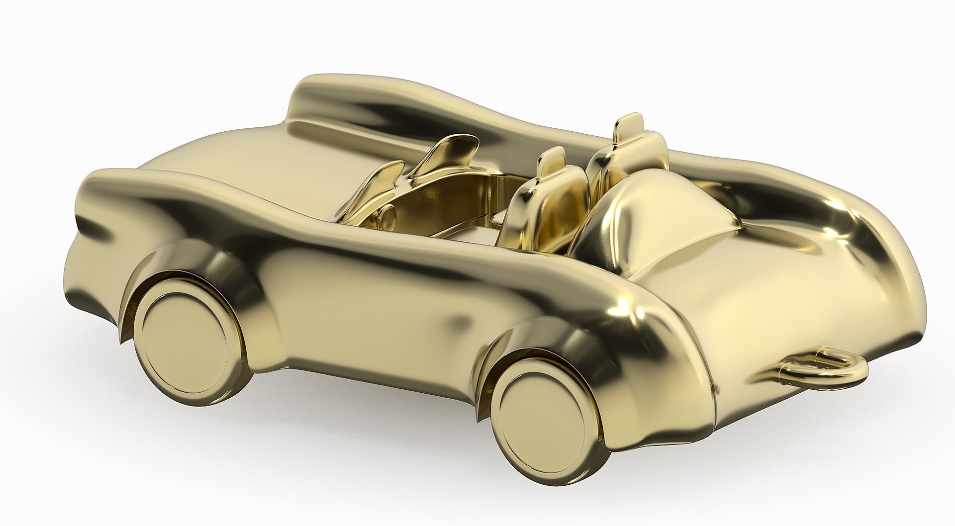 3D Keychain Cabriolet Model - TurboSquid 2099969