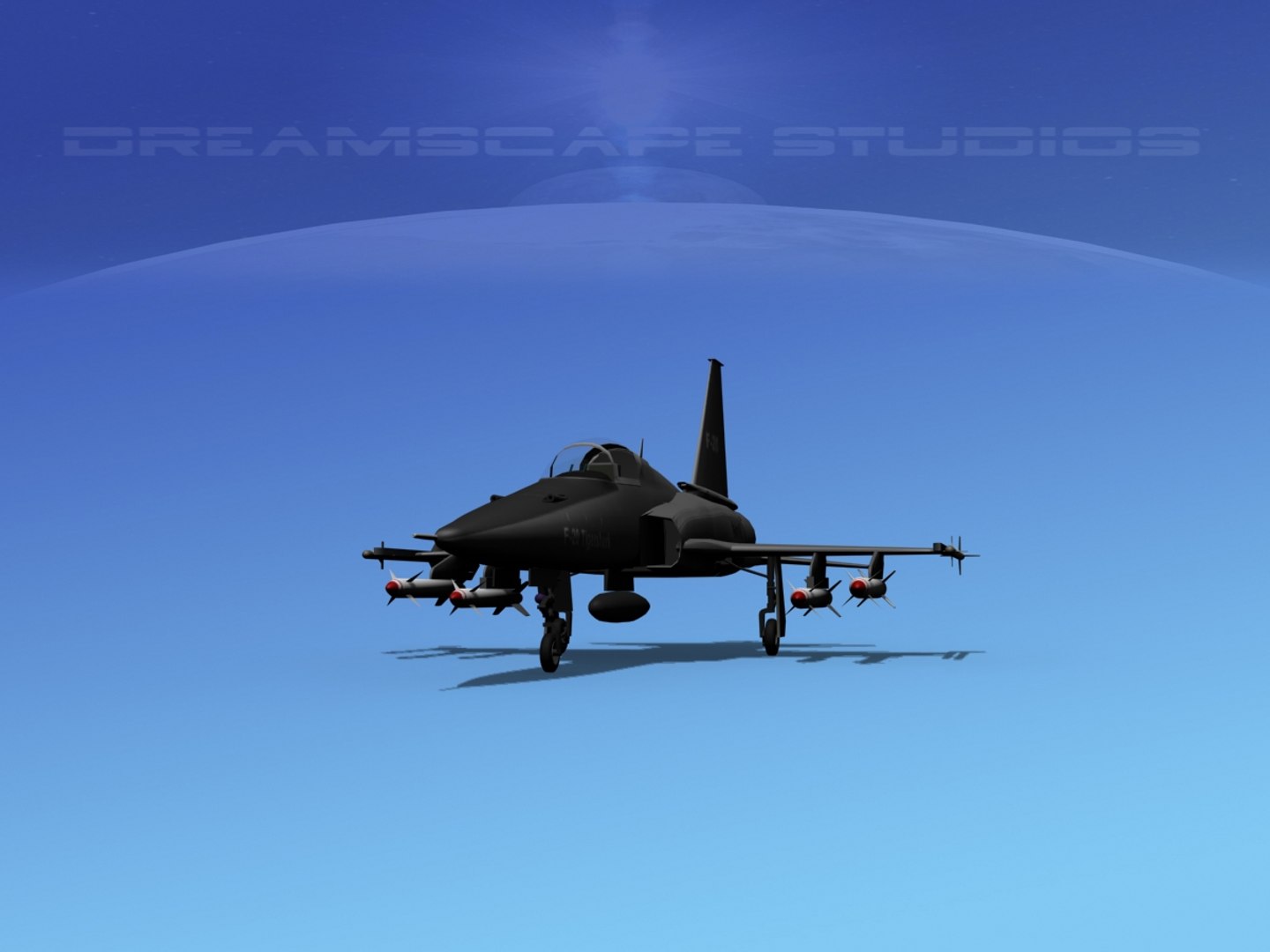 3d Northrop Tigershark F-20 Fighter Model