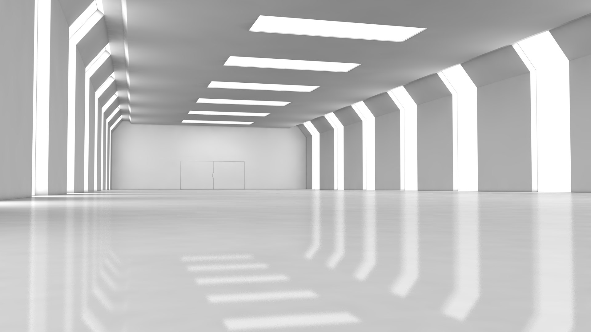 Sci Fi Warehouse Model - TurboSquid 2208107