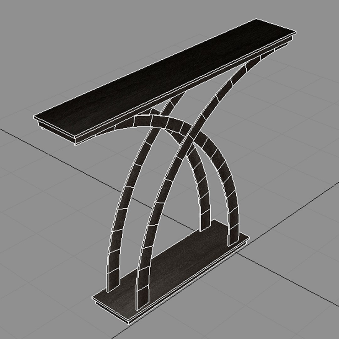 Console Table 3D Model - TurboSquid 2051488