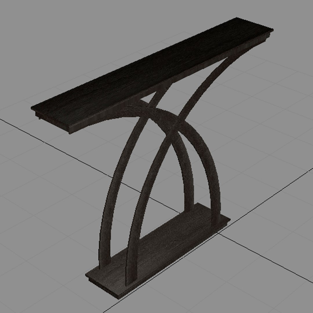 Console Table 3D Model - TurboSquid 2051488