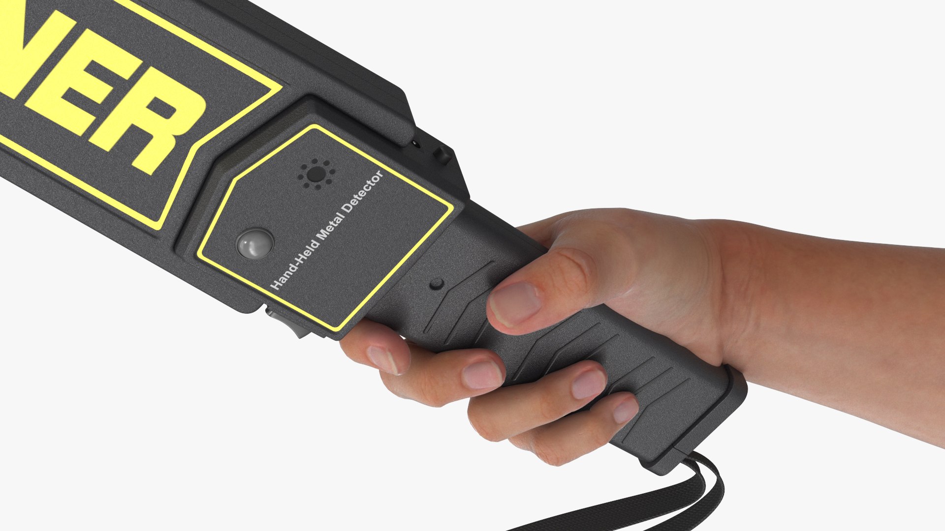 3D Handheld Metal Detector Scanner In Hand - TurboSquid 2493955