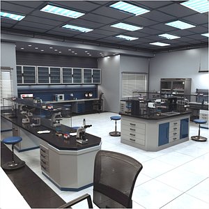 Download 3D Laboratory Blender Models - TurboSquid