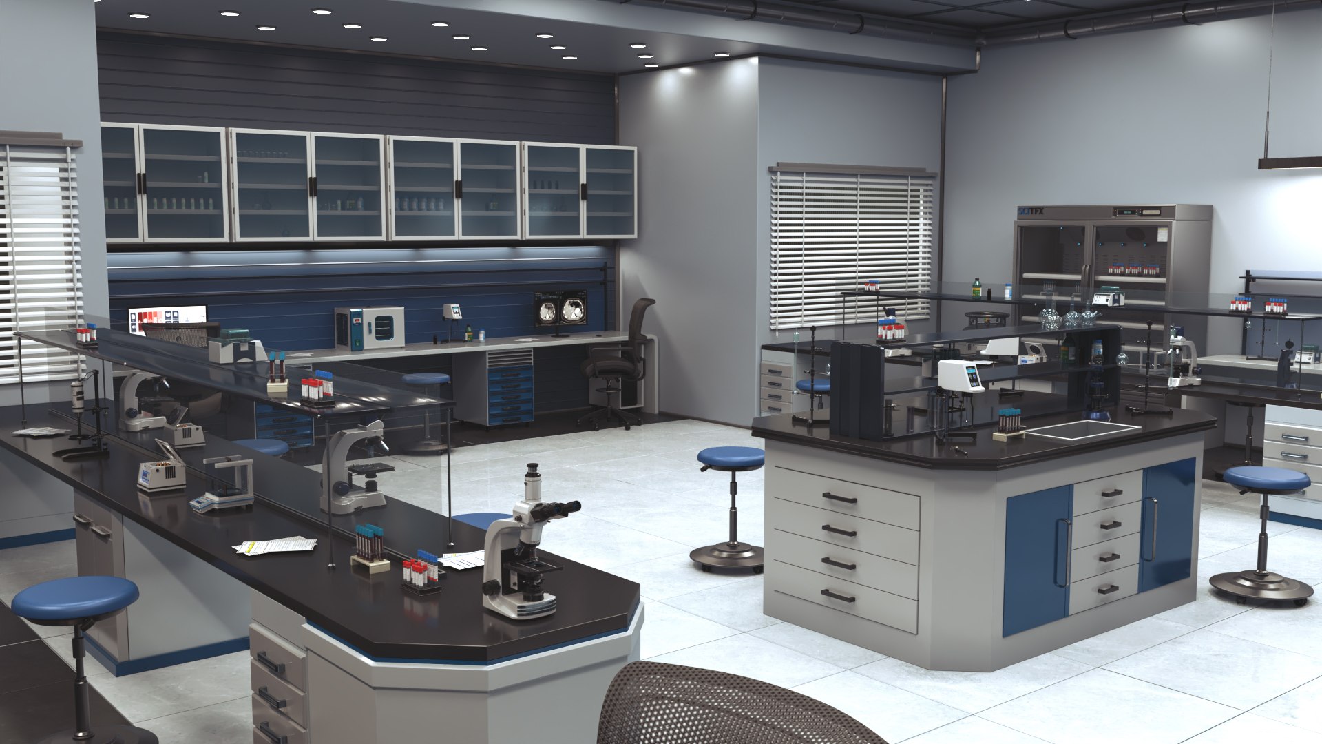 Interior Laboratory 3D Model - TurboSquid 2201383