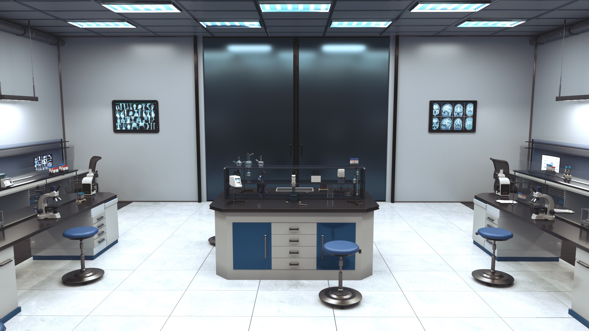 Interior Laboratory 3D Model - TurboSquid 2201383