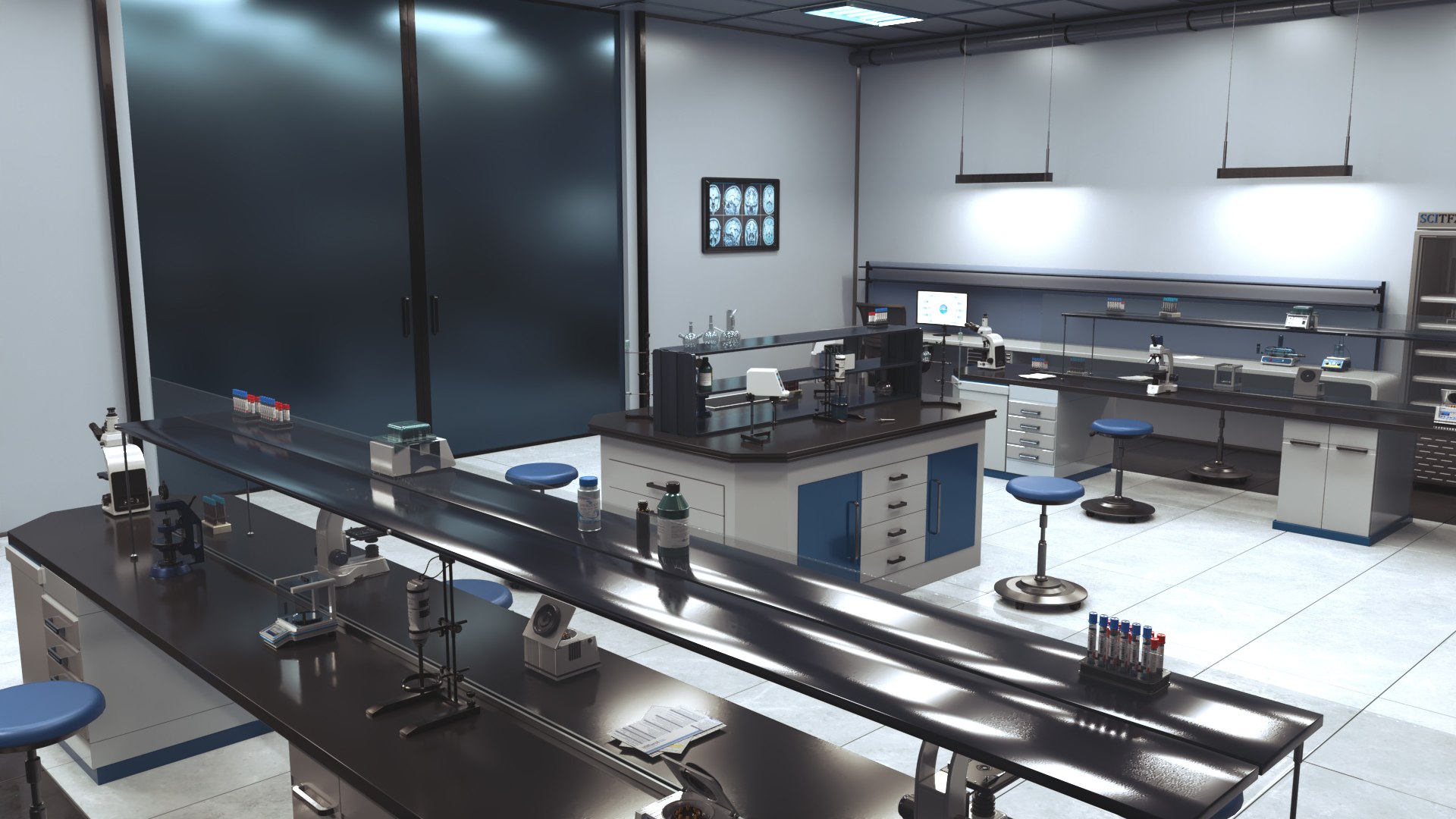 Interior Laboratory 3D Model - TurboSquid 2201383