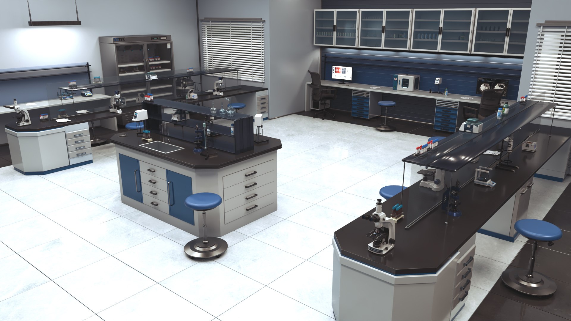 Interior Laboratory 3D Model - TurboSquid 2201383
