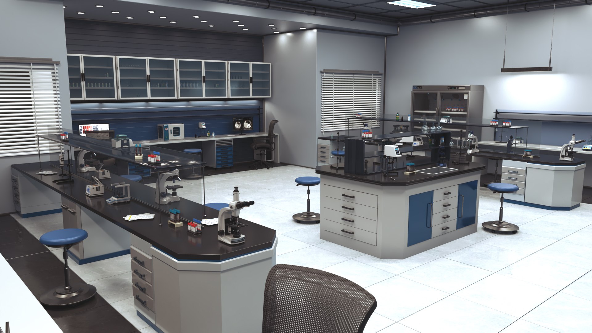 Interior Laboratory 3D Model - TurboSquid 2201383