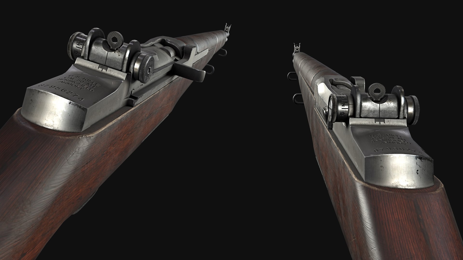 M1 Garand 3D Model - TurboSquid 1668588
