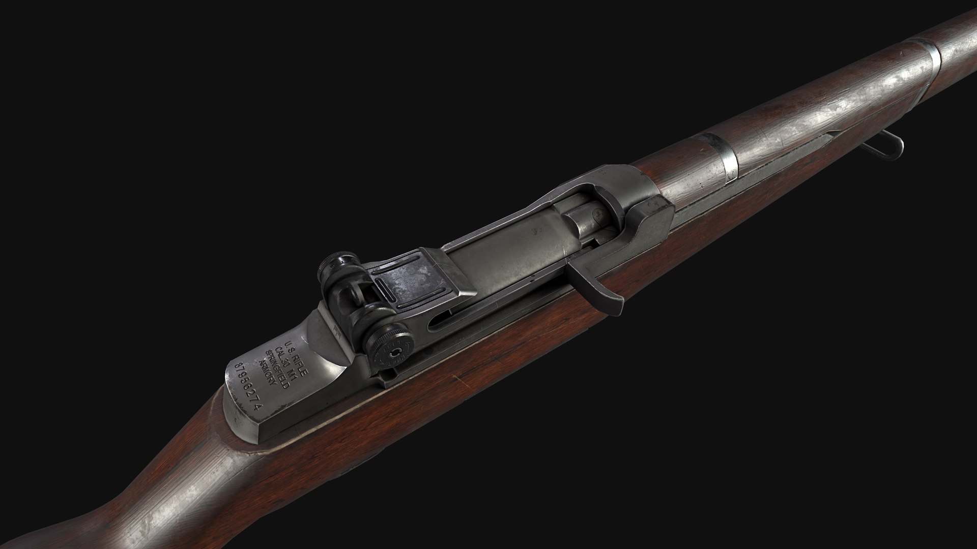 M1 Garand 3D Model - TurboSquid 1668588