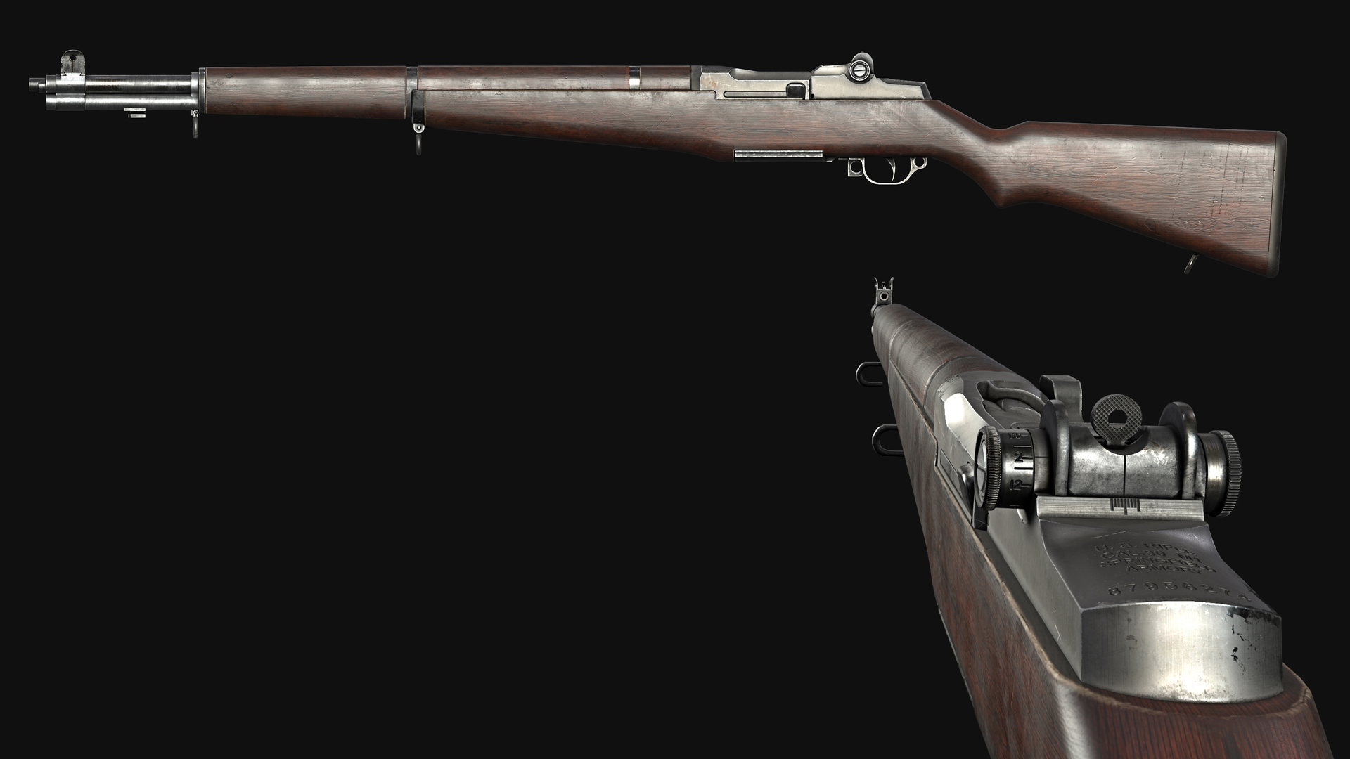M1 garand 3D model - TurboSquid 1668588