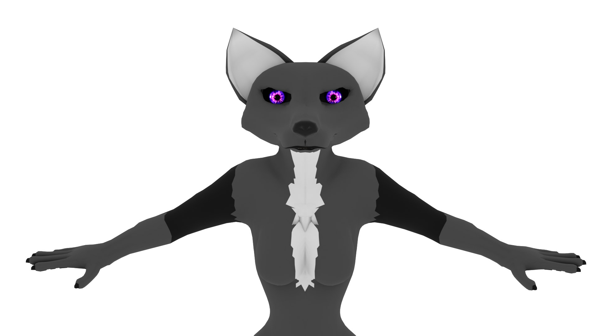 A Real Foxy Base Character 3D - TurboSquid 1844596