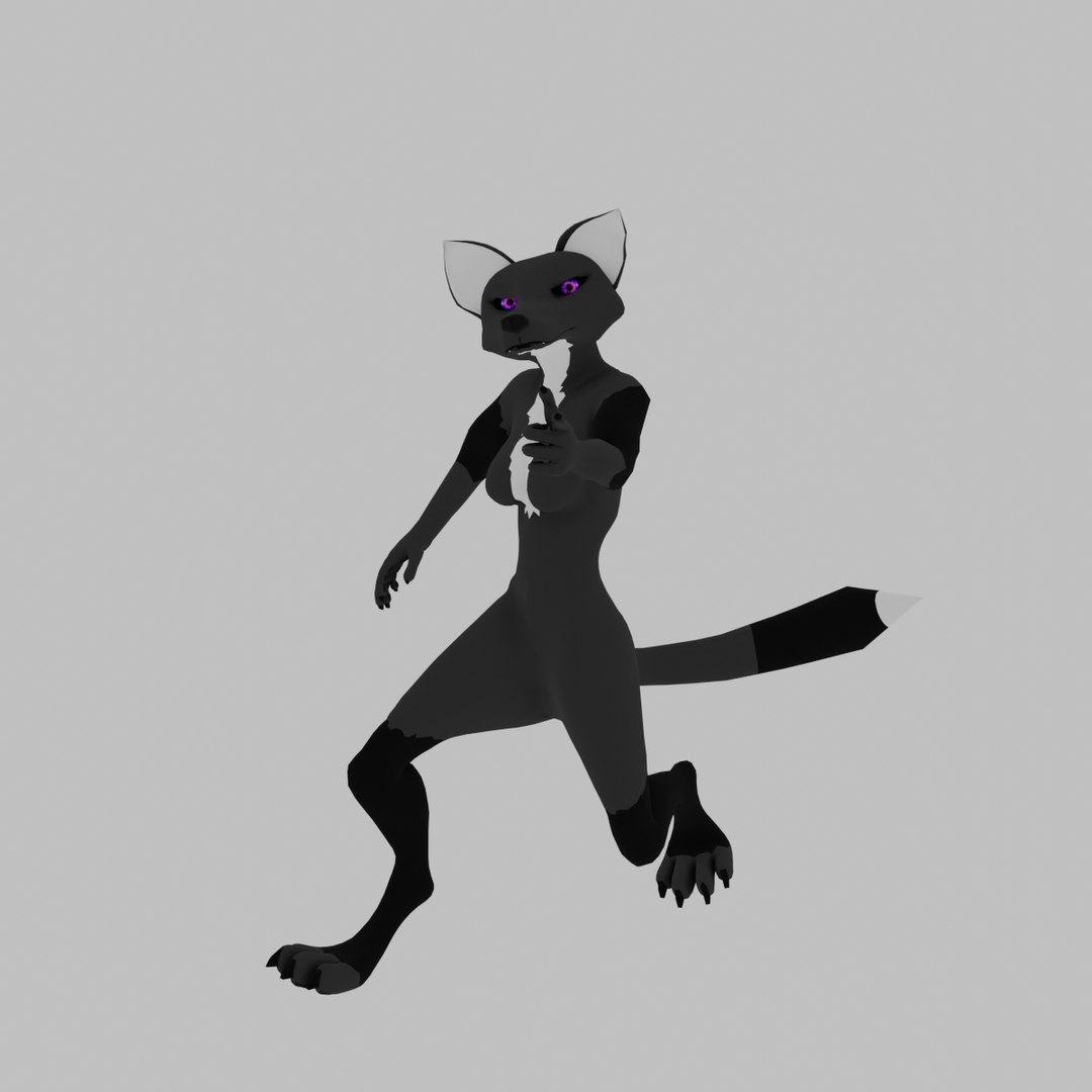A Real Foxy Base Character 3D - TurboSquid 1844596