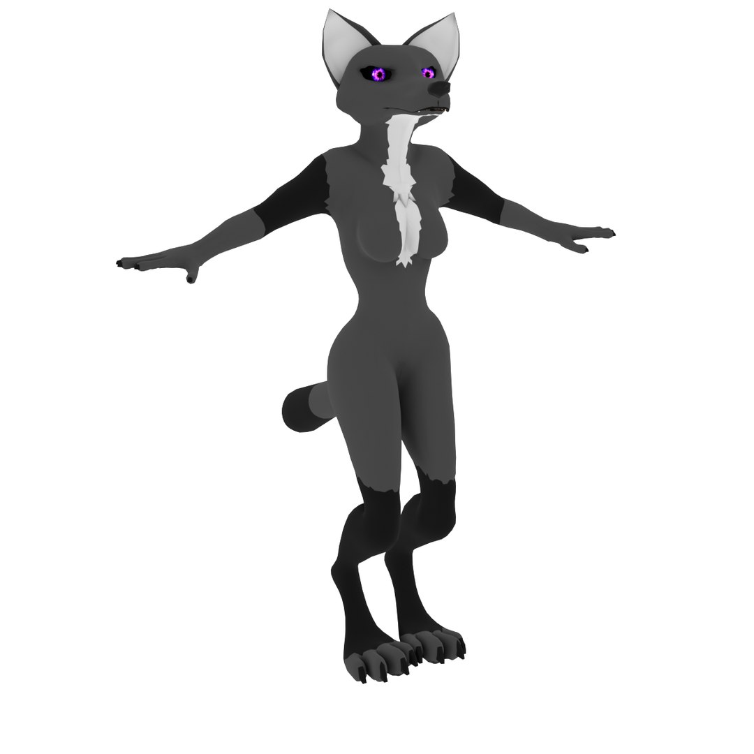 A Real Foxy Base Character 3D - TurboSquid 1844596