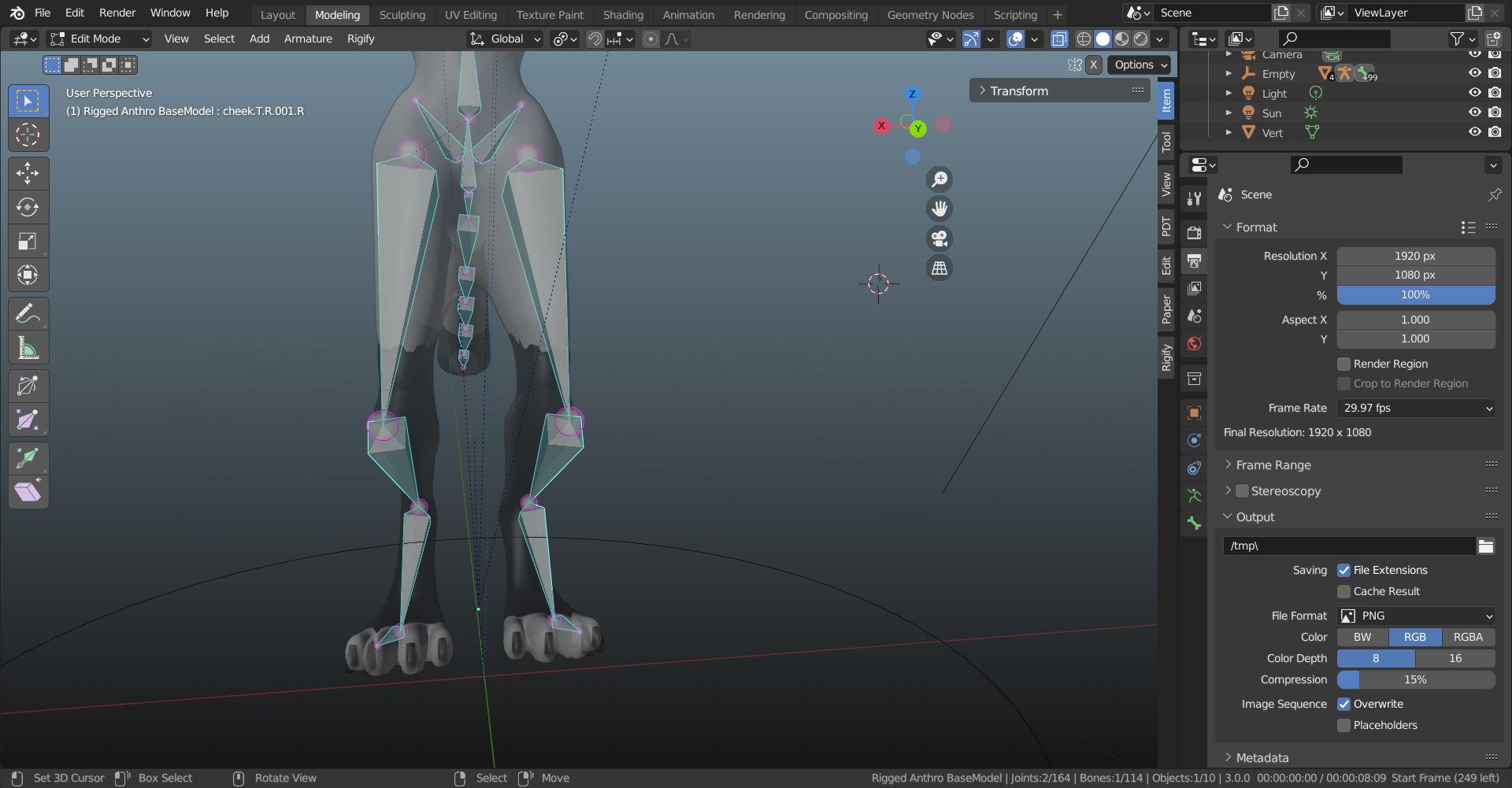 A Real Foxy Base Character 3D - TurboSquid 1844596