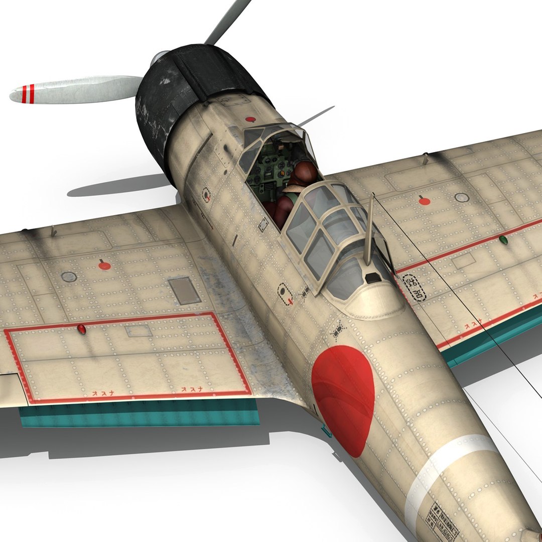Lightwave Mitsubishi A6m2 Zero Aircraft Carrier
