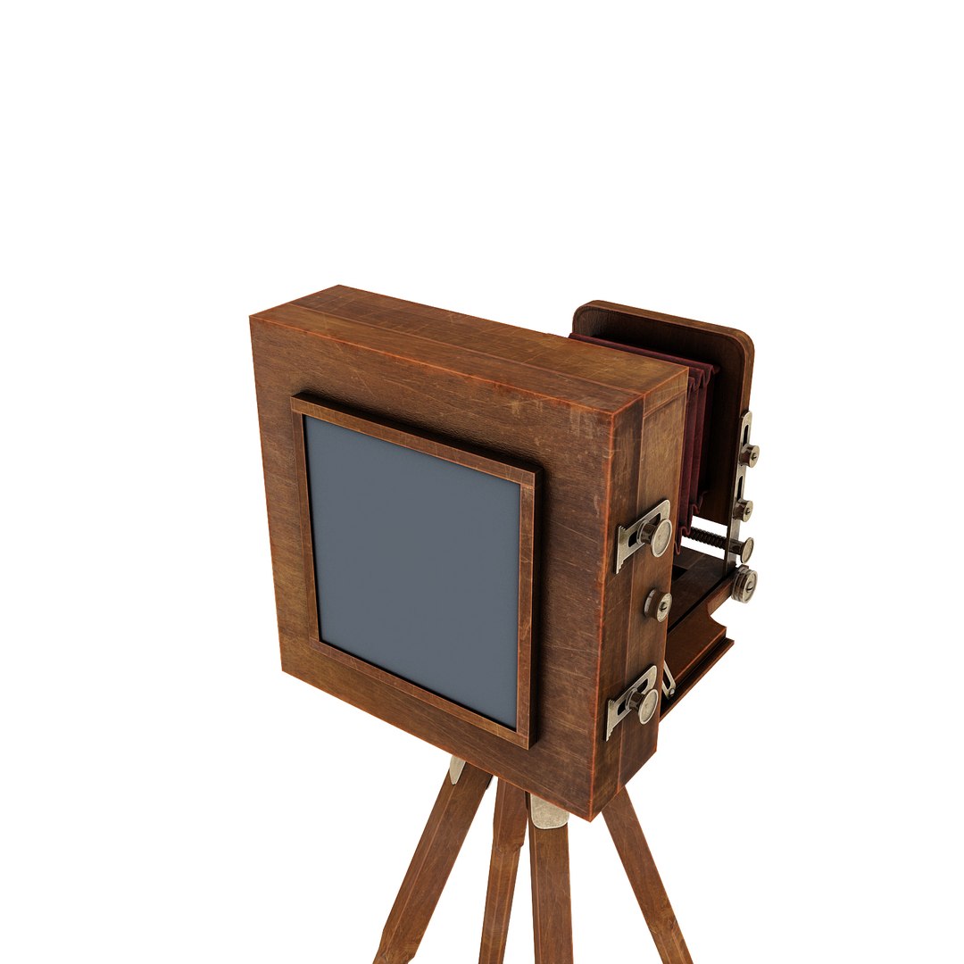 Retro Camera 3d Obj