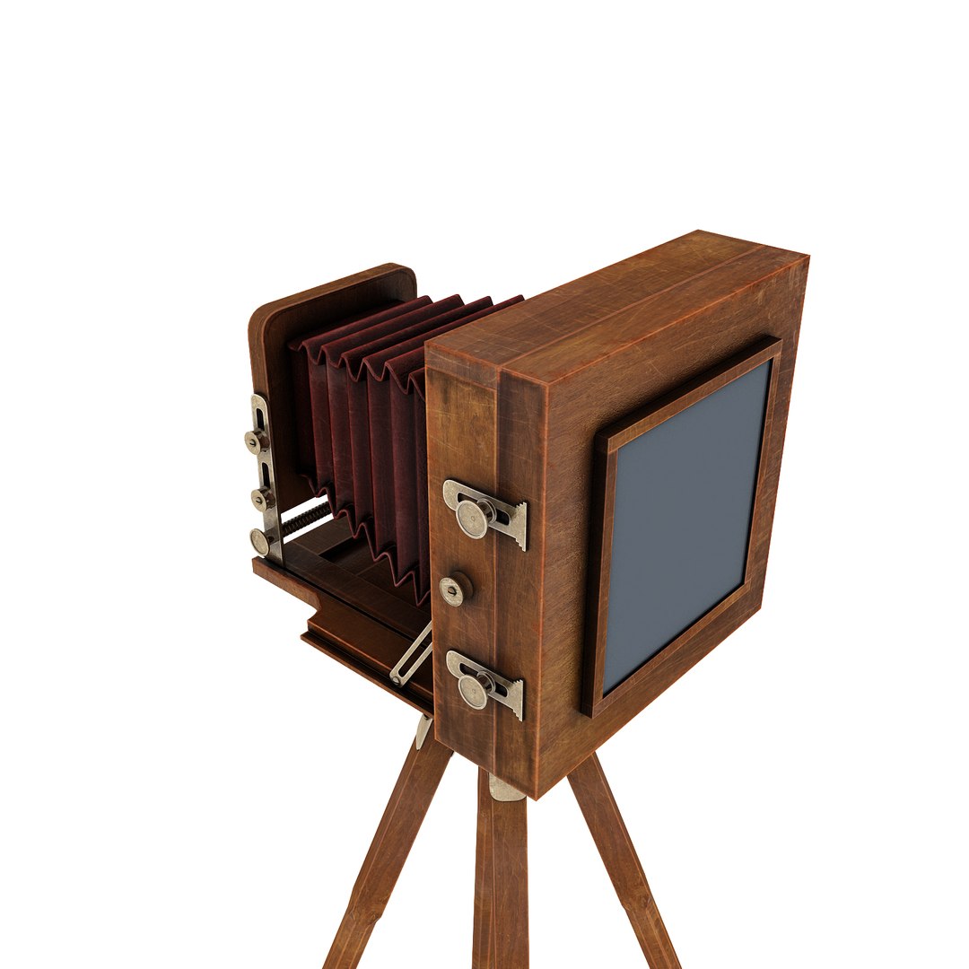 Retro Camera 3d Obj